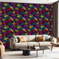 Peel and Stick Wallpaper Contact Paper Starry Night Sky Radiant Golden ...