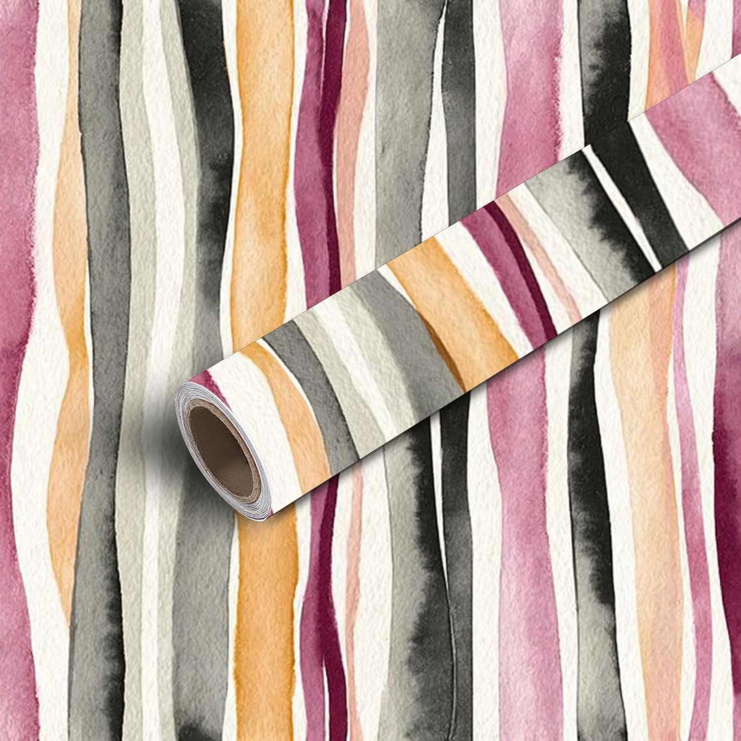 Peel and Stick Wallpaper Contact Paper Colorful fabric texture ...