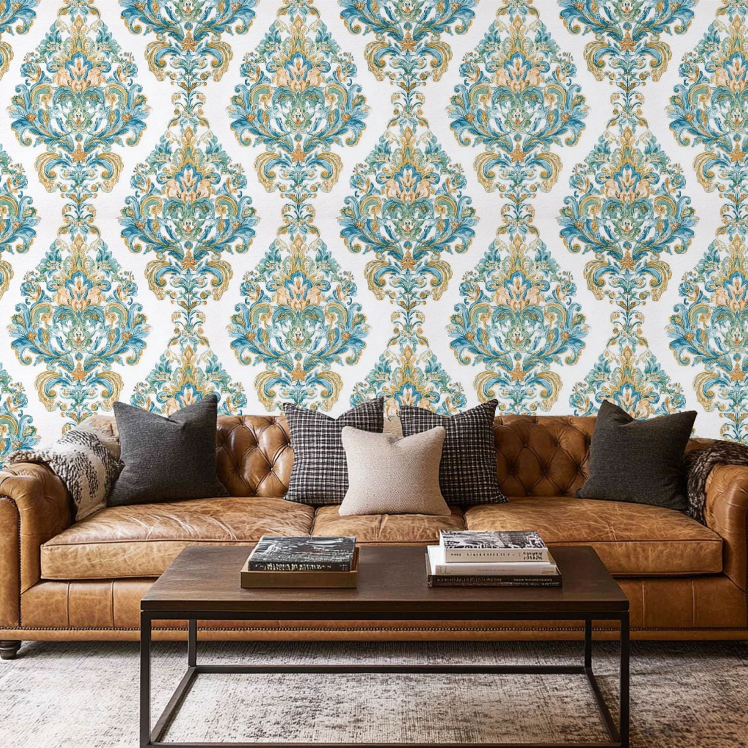 Peel and Stick Wallpaper Contact Paper This is Hand painted watercolors ...