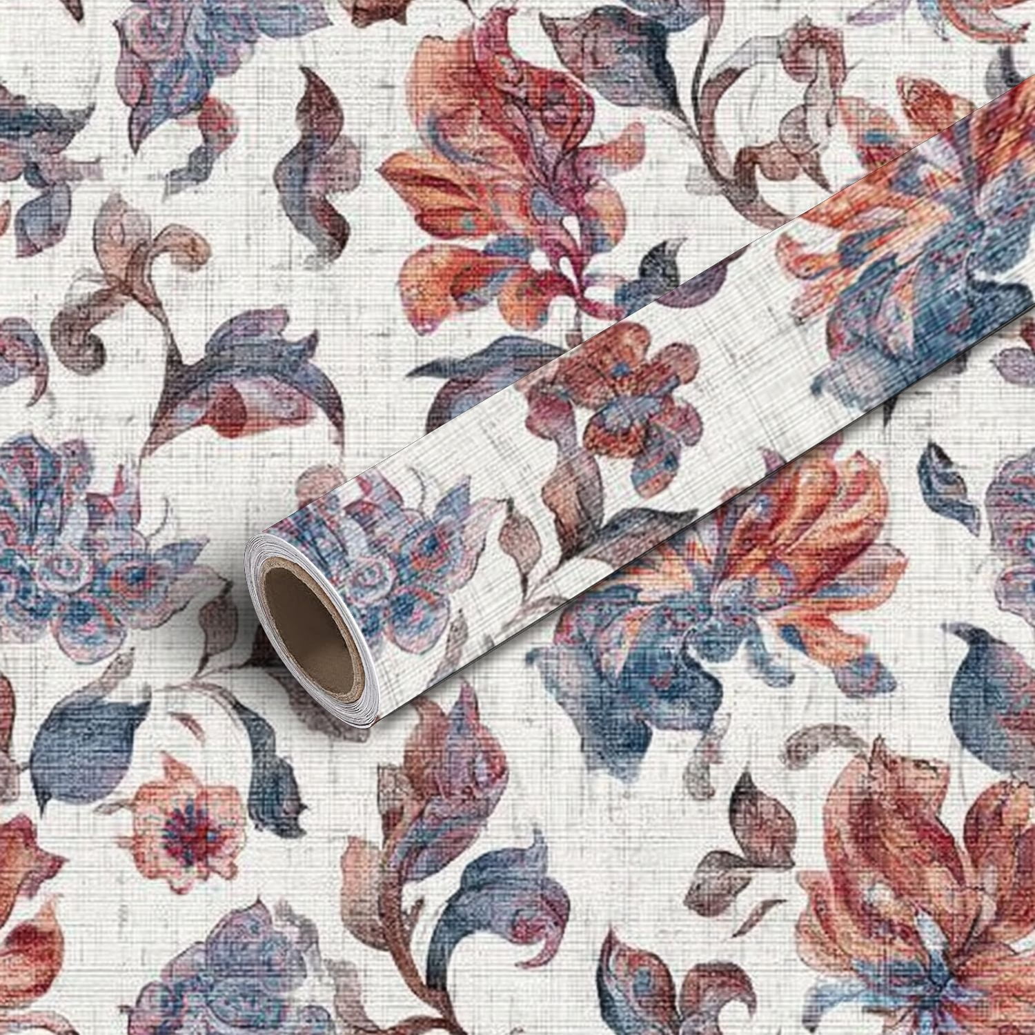 Peel and Stick Wallpaper Contact Paper watercolor paisley textures Self ...