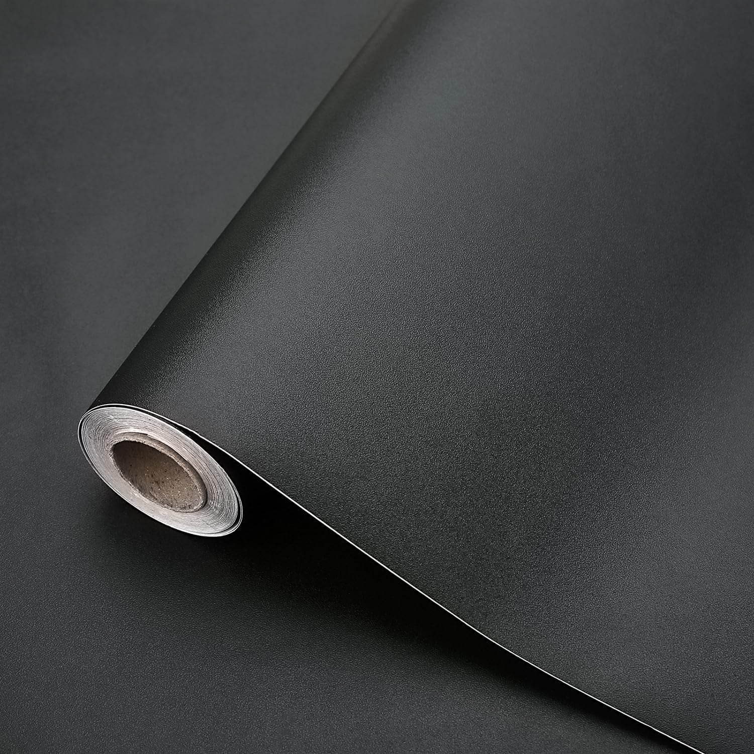 Peel and Stick Wallpaper, Matte Black Wallpaper Self-Adhesive and ...