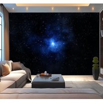 Peel and Stick Wallpaper Space Scenery Universe Theme 3D Mural Living ...
