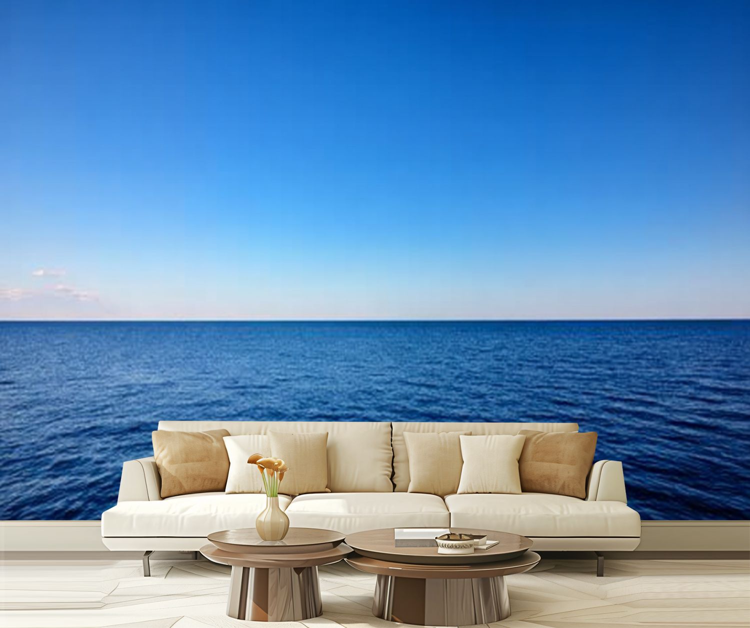 Peel and Stick Wallpaper Seascape sea Modern Art Wall Mural Decor Self ...