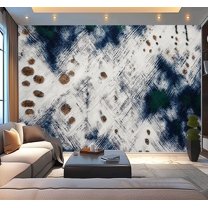Peel and Stick Wallpaper leaf leaves flower abstract Modern Art Wall ...