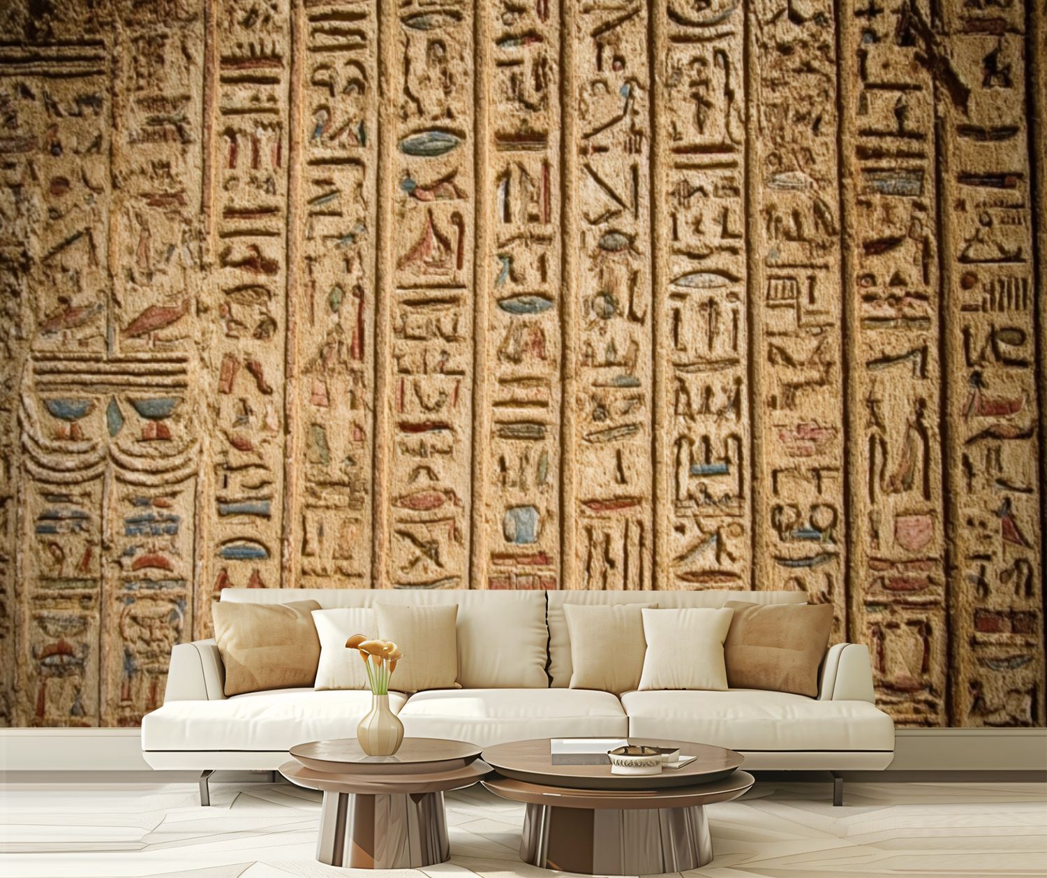 Peel and Stick Wallpaper Waterproof Ancient Egyptian hieroglyph Wall ...