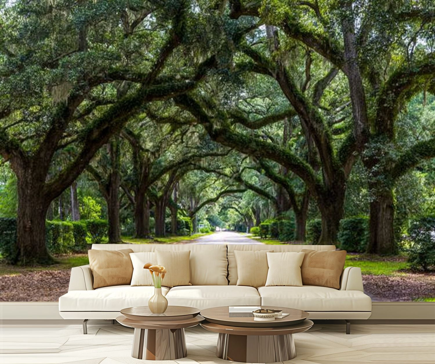 Peel and Stick Wallpaper Waterproof Avenue Oaks South Boundary Aiken SC ...