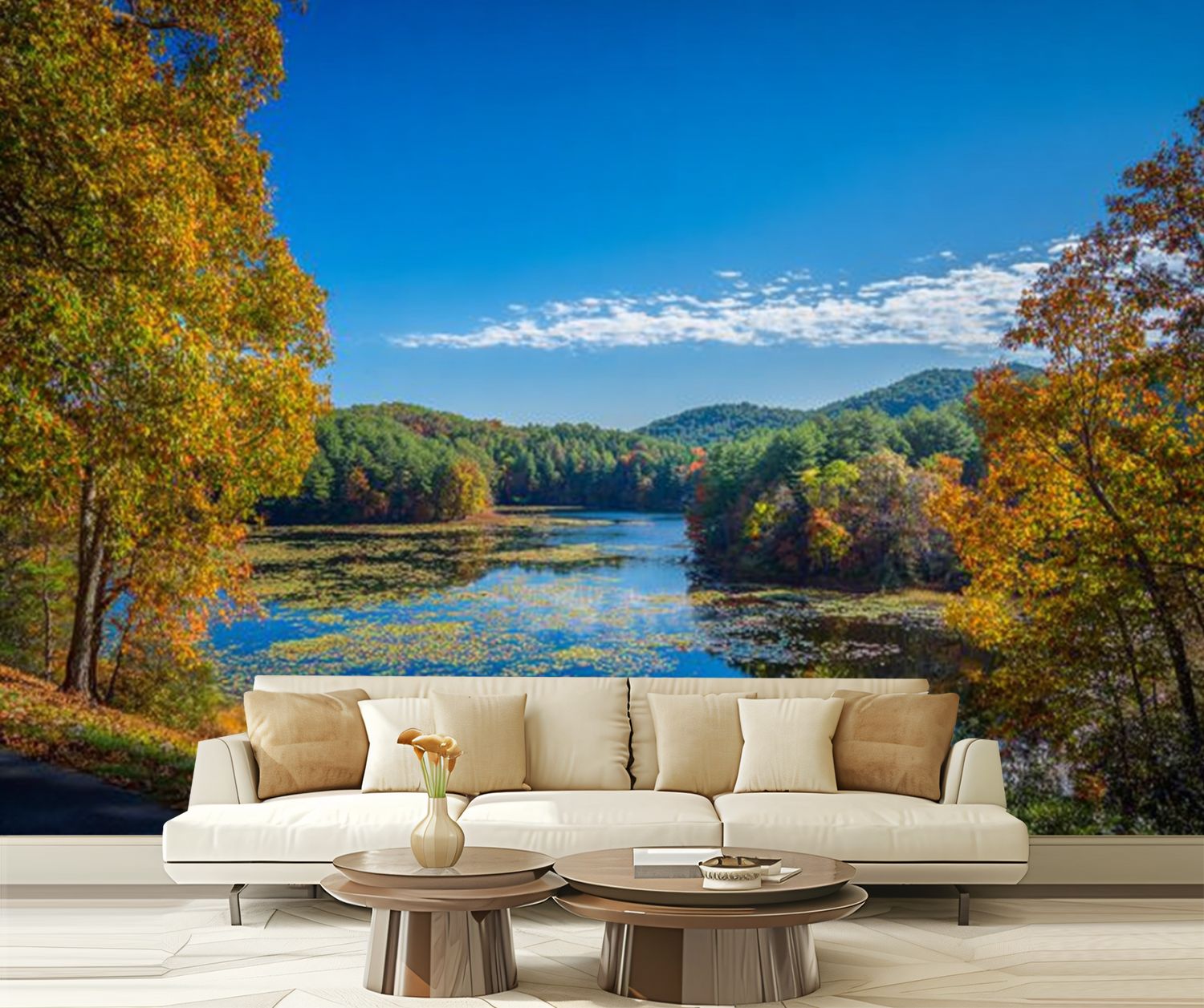 Peel and Stick Wallpaper Waterproof Beautiful scenery North Wall Mural ...
