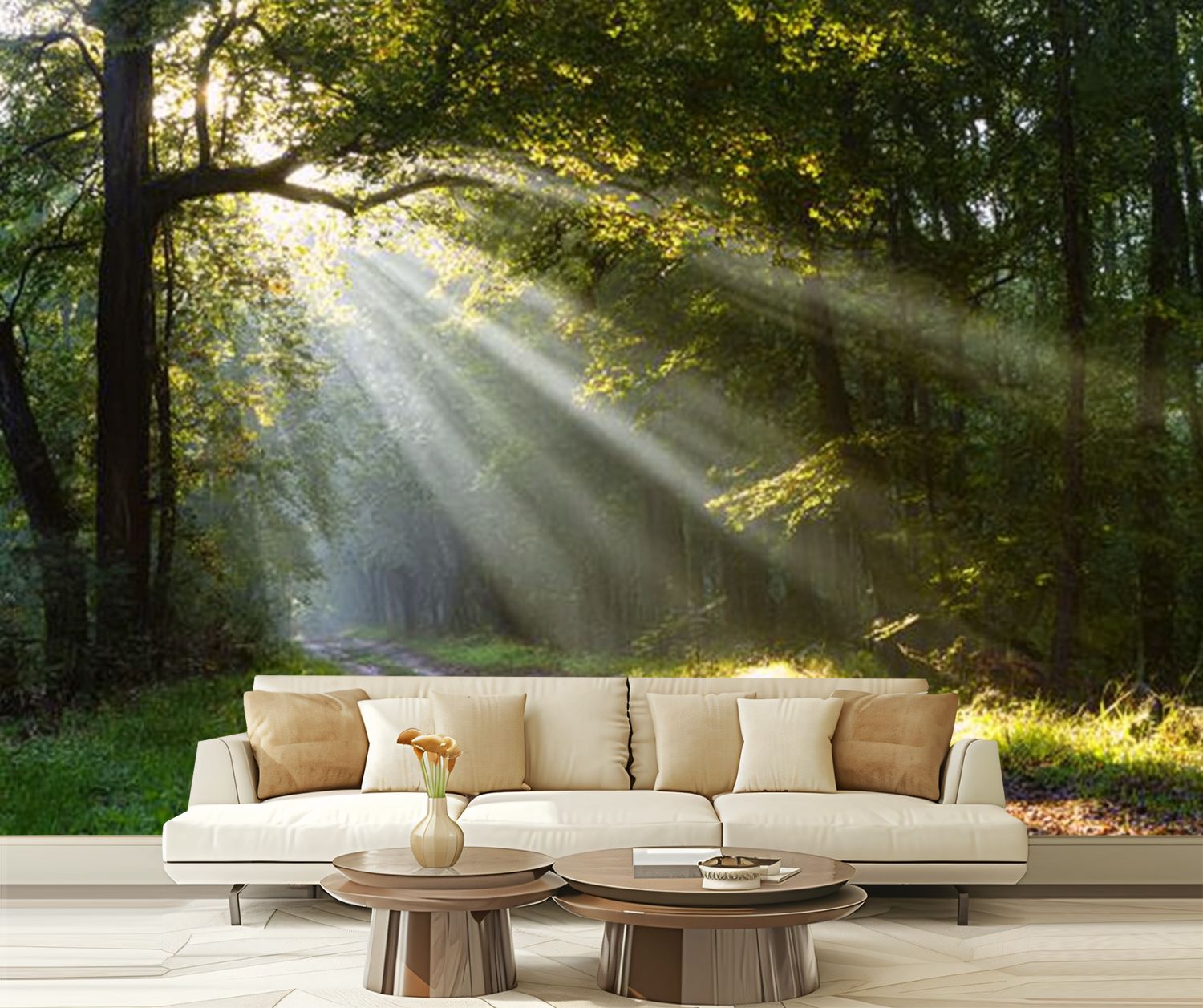 Peel and Stick Wallpaper Waterproof Forest Wall Mural Decor Self ...