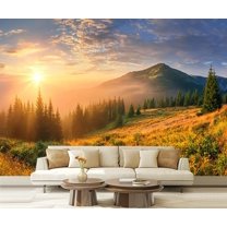 Peel and Stick Wallpaper Waterproof Fantasy magic elven forest to ...