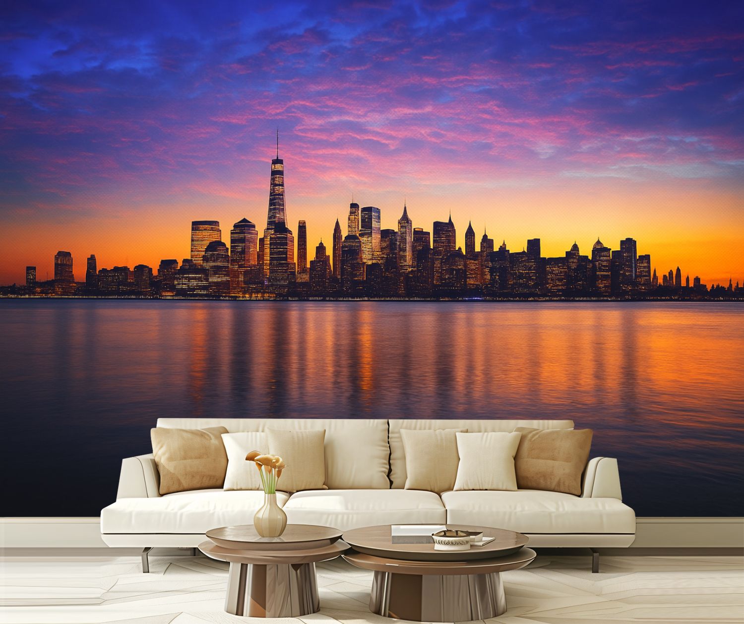 Peel and Stick Wallpaper Waterproof downtown Wall Mural Decor Self ...
