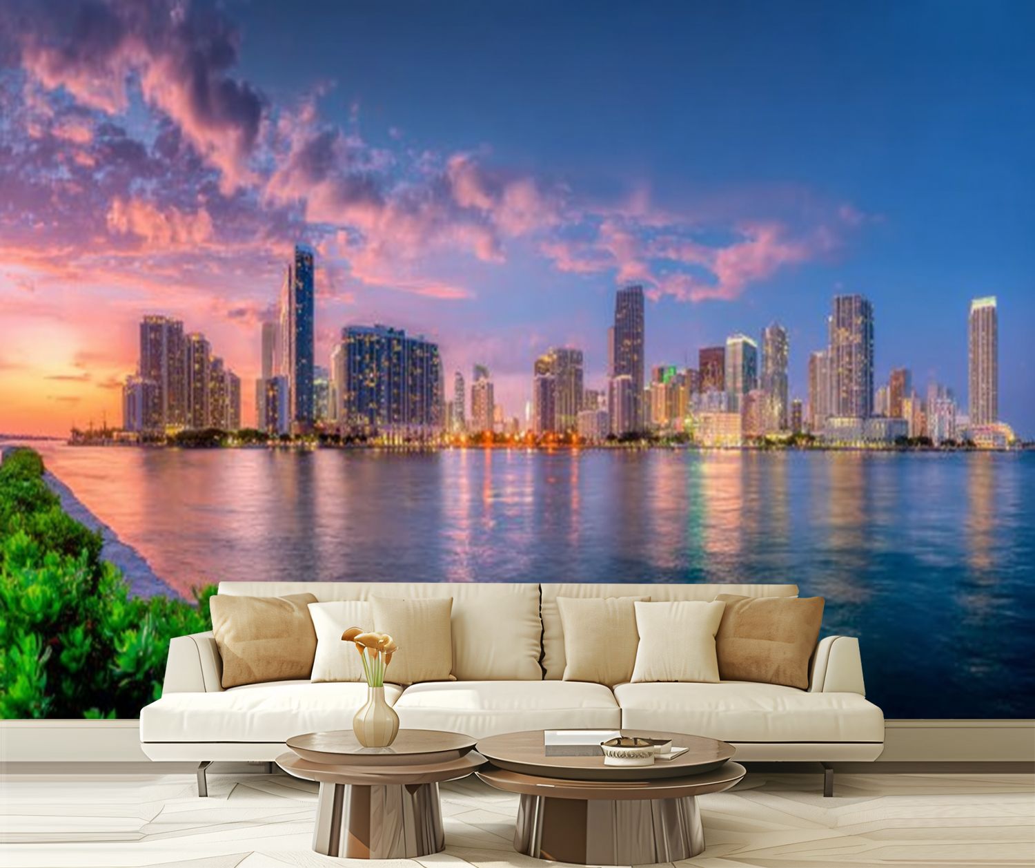 Peel and Stick Wallpaper Waterproof miami Wall Mural Decor Self ...