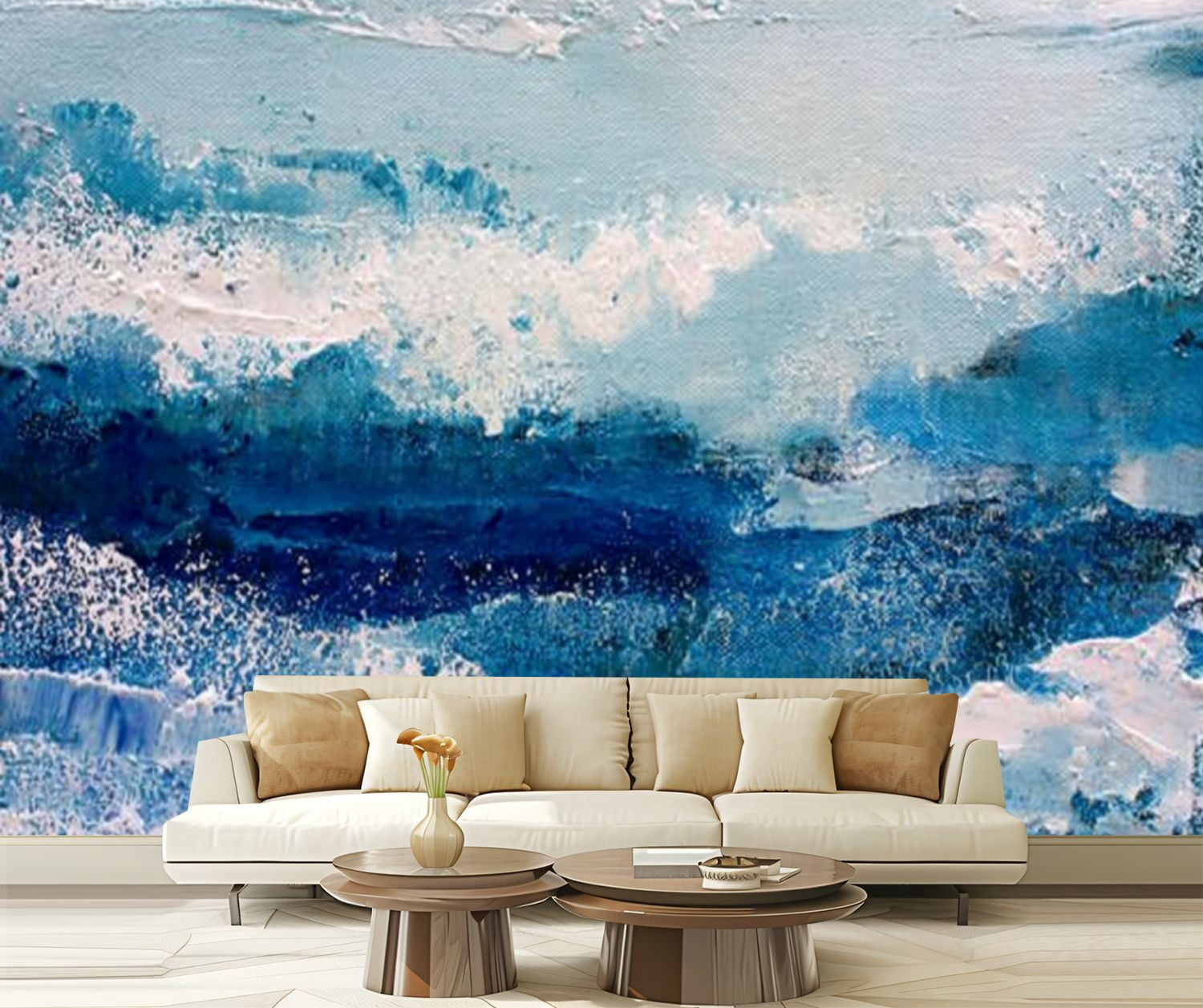 Peel and Stick Wallpaper Waterproof painted abstract Wall Mural Decor ...