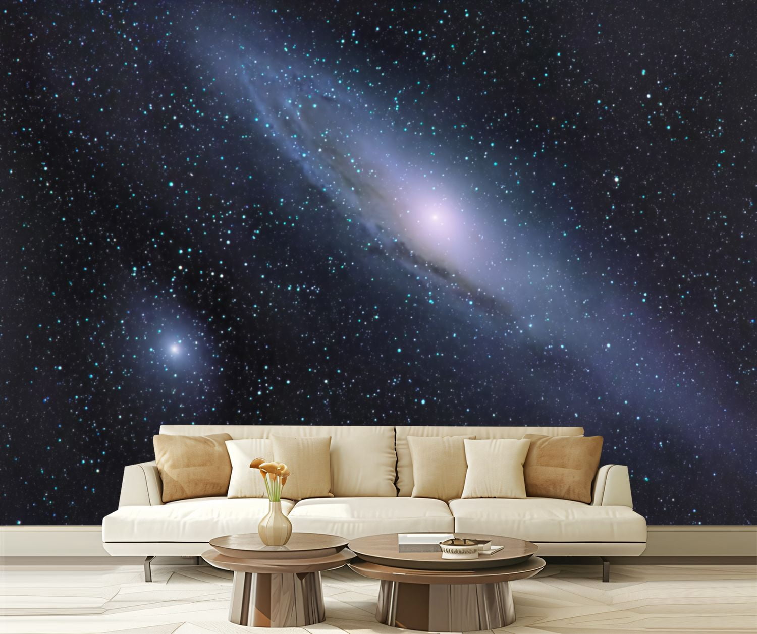 Peel and Stick Wallpaper large galaxy outer space Modern Art Wall Mural ...
