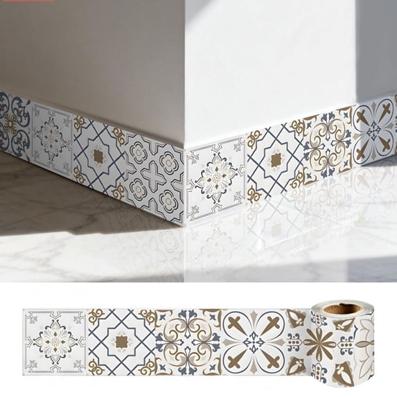 Peel and Stick Waterproof Border Wall Decor Removable Self Adhesive PVC ...