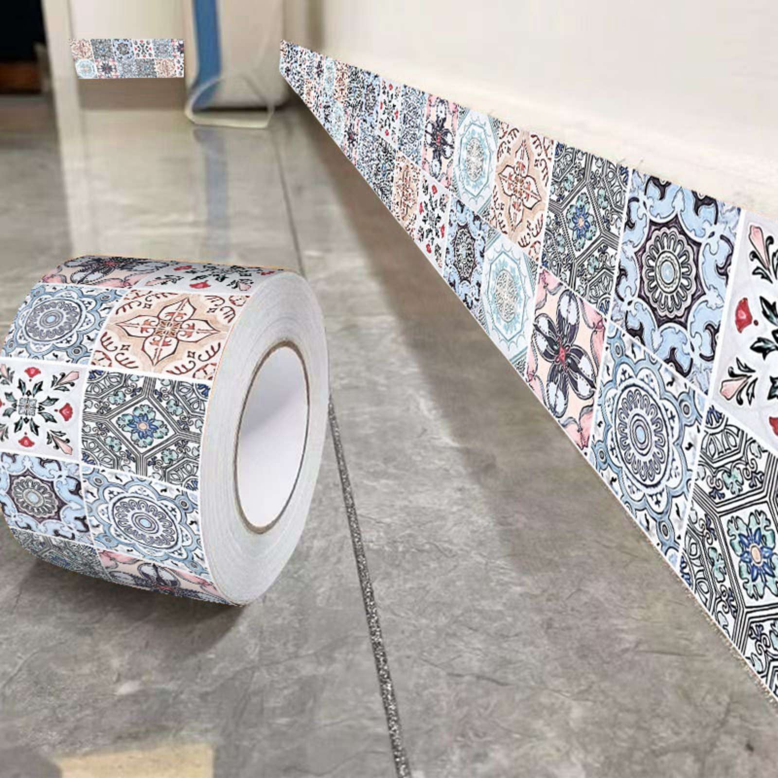 Peel and Stick Waterproof Border Wall Decor Removable Self Adhesive PVC ...