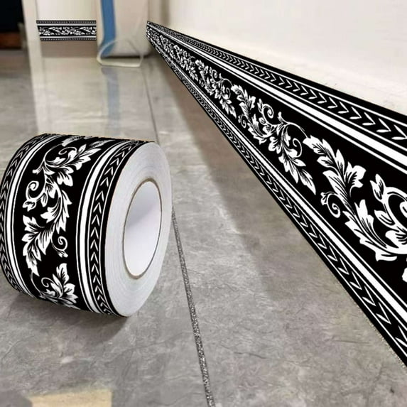 Peel and Stick Waterproof Border Wall Decor Removable Self Adhesive PVC ...
