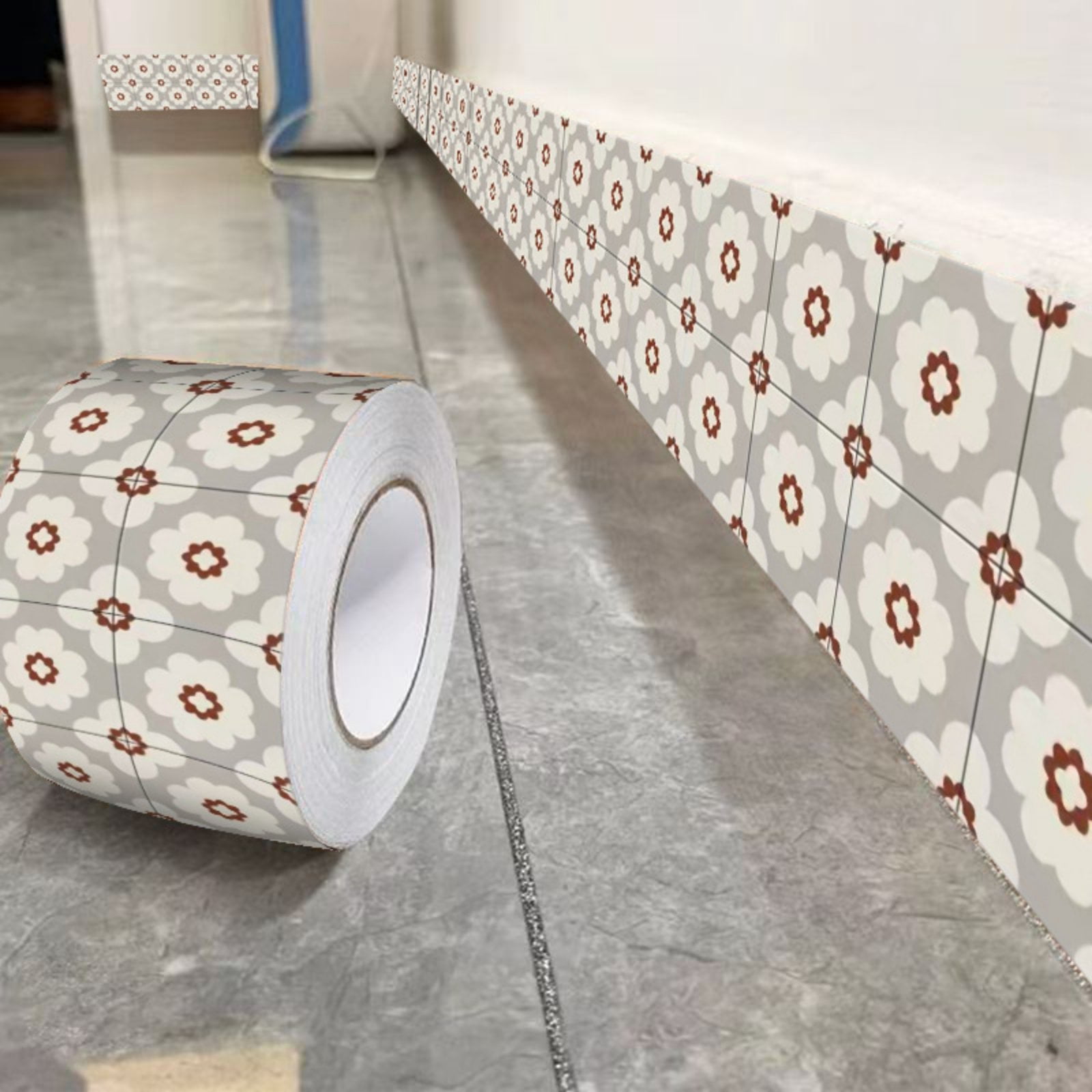 Peel and Stick Waterproof Border Wall Decor Removable Self Adhesive PVC ...