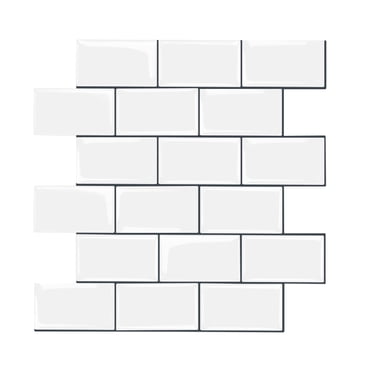 Free Shipping! Art3d Peel and Stick Backsplash Tile 12" x 12" Thicker ...