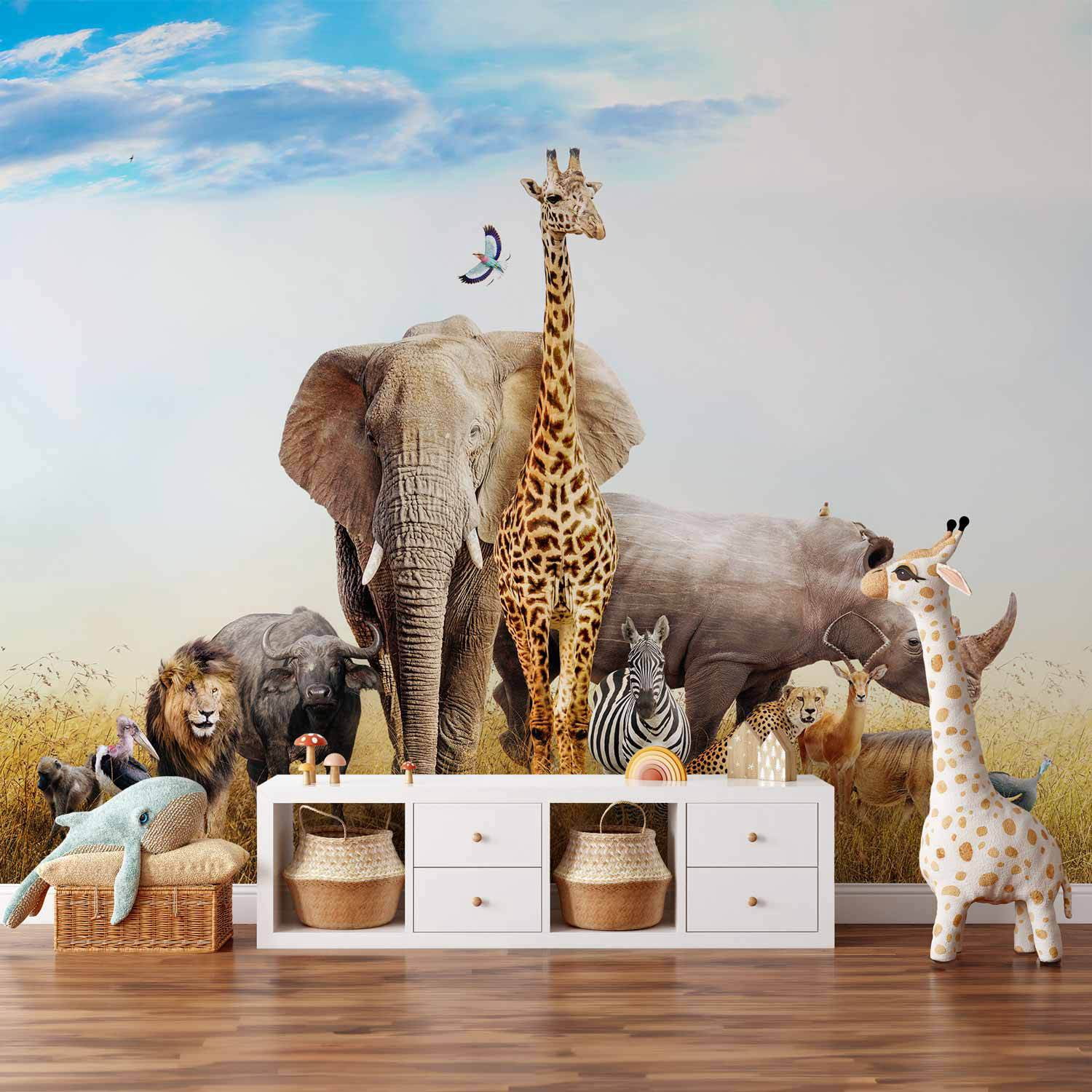 VIVYET Wall Mural - Fauna of Africa - Walmart.com