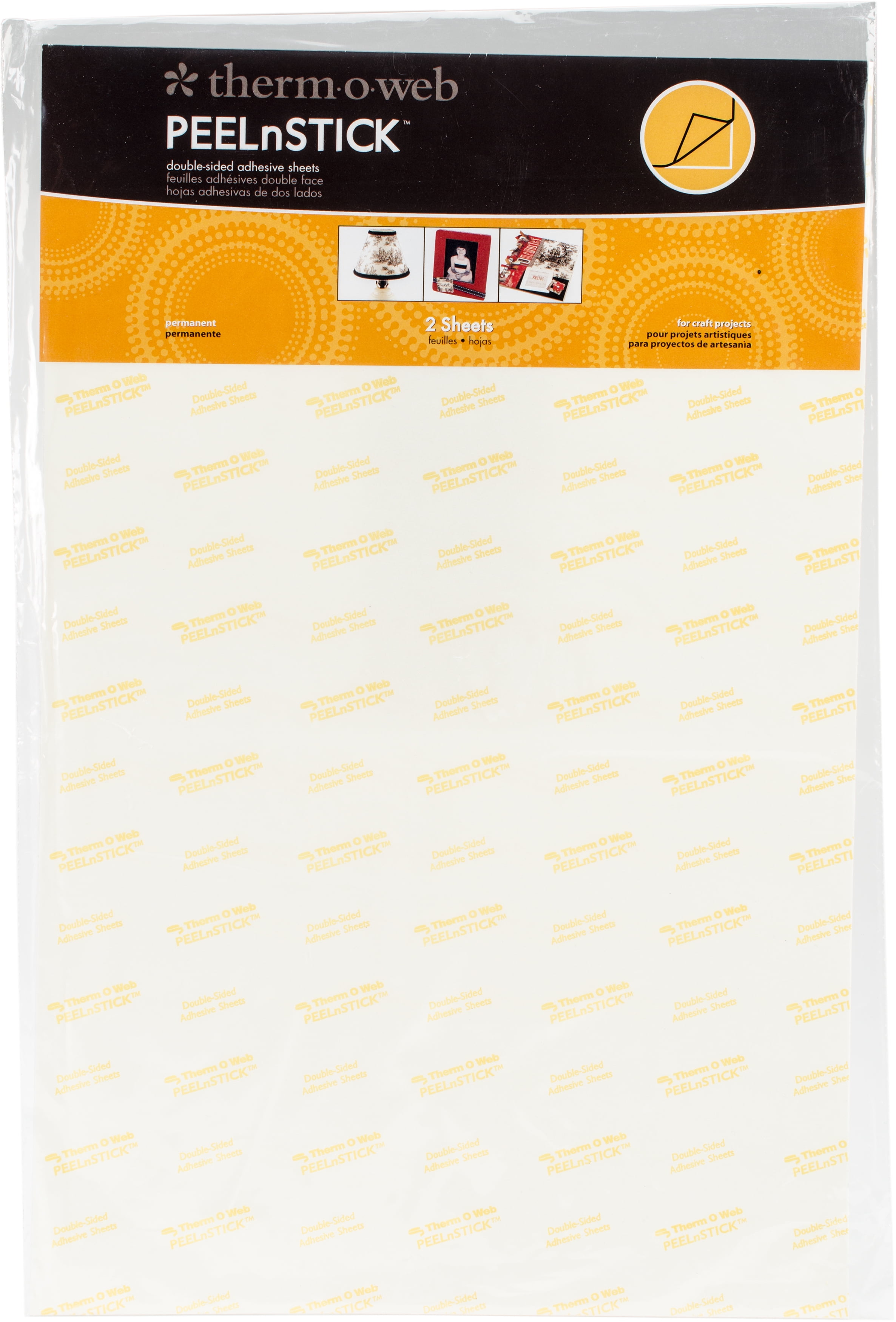 Peel n Stick Adhesive Sheets-11"X17" 2/Pkg - Walmart.com