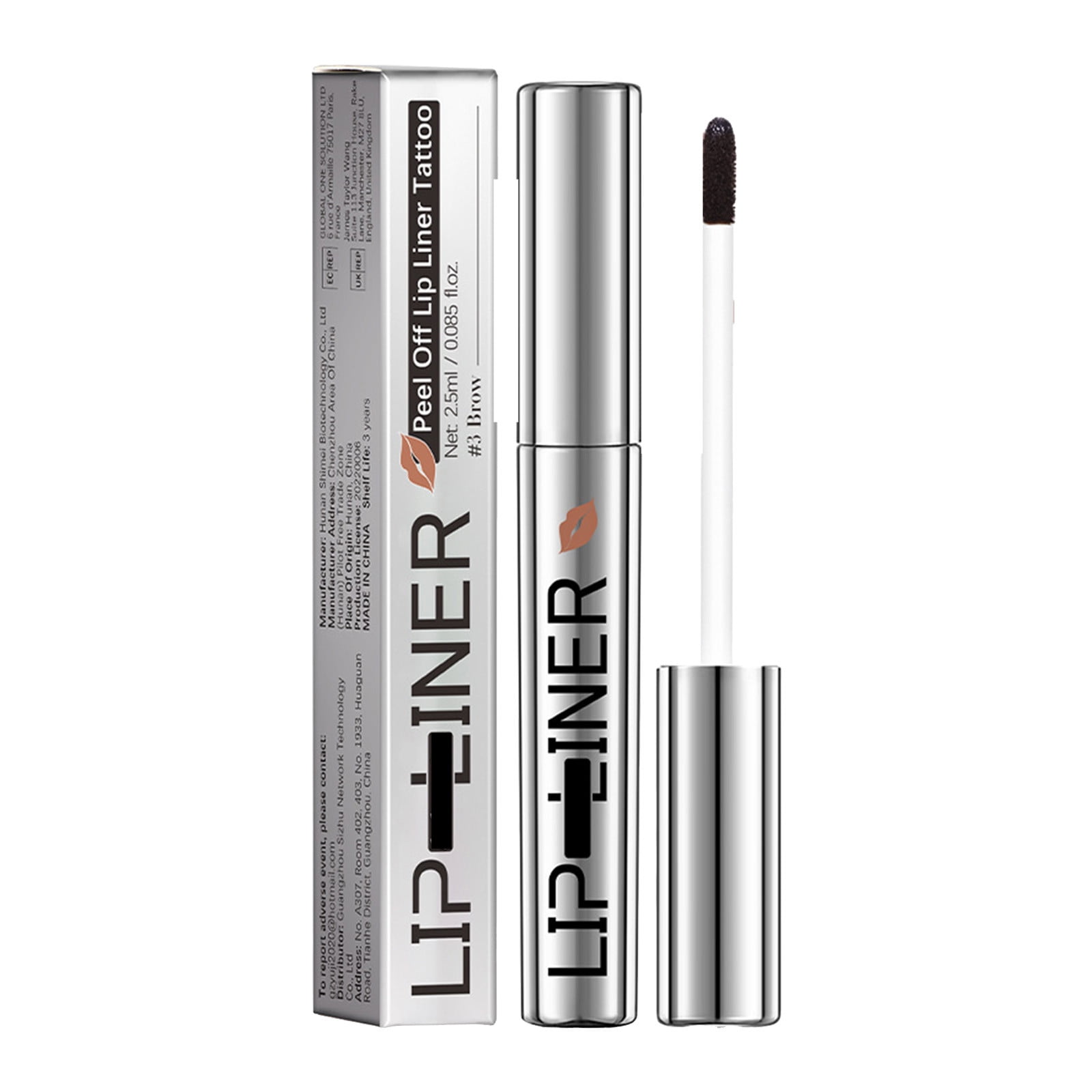 Peelable Lipliner Lipstick Lusterless Lip Liner Lip Color No Filling Clear Lip Liner and ...