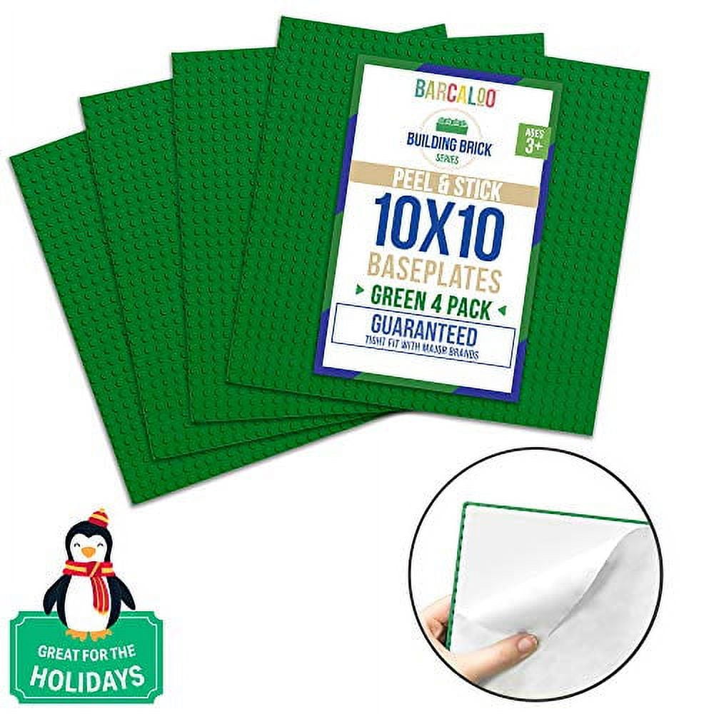 Peelandstick Baseplates 10 Inch X 10 Inch Baseplate Green 4 Pack ...