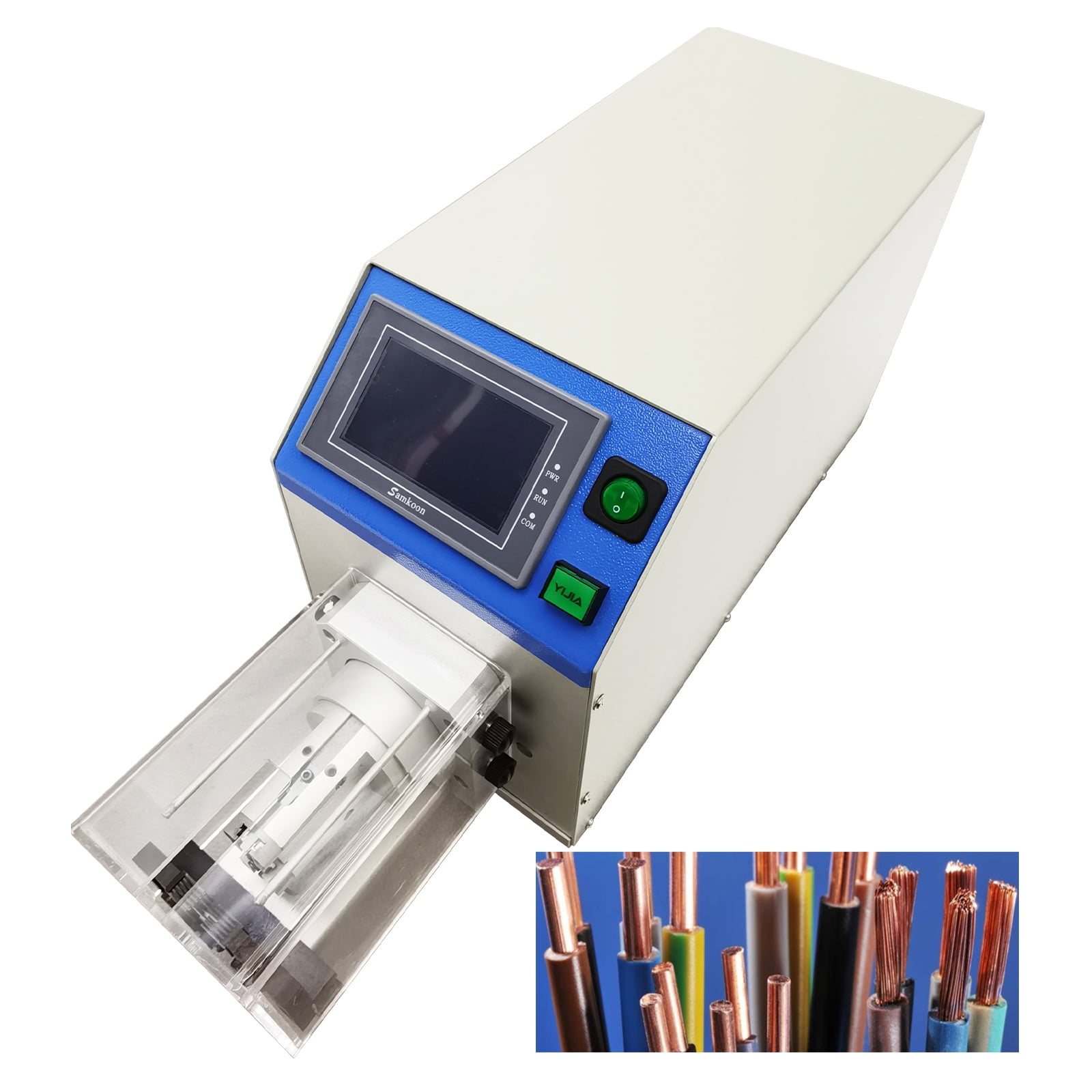 Peeling Coaxial Cable Machine Rotary Cutter Multi-layer Semi-Automatic ...