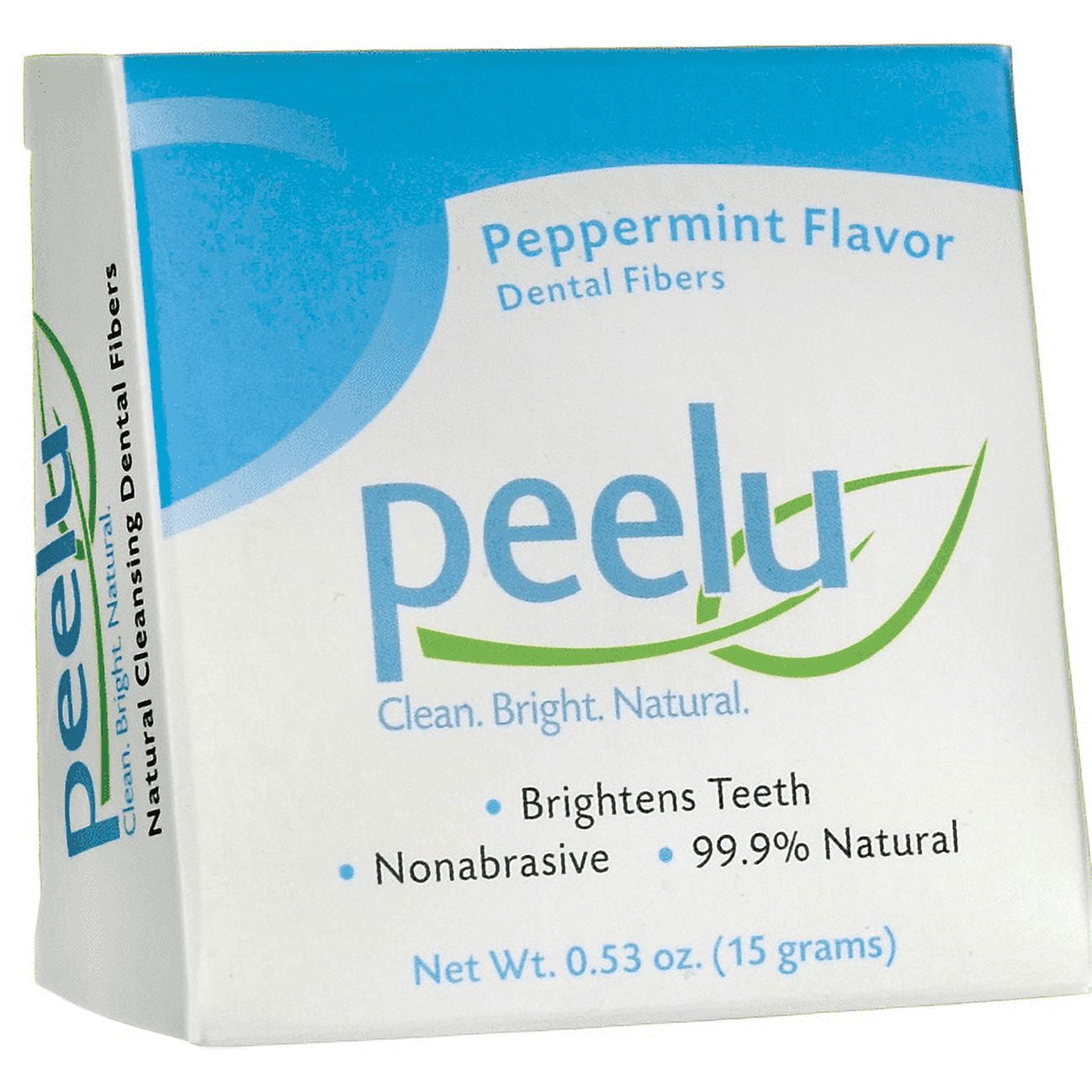 Peelu Peppermint Flavor Dental Fibers 0.53 oz Pwdr - Walmart.com