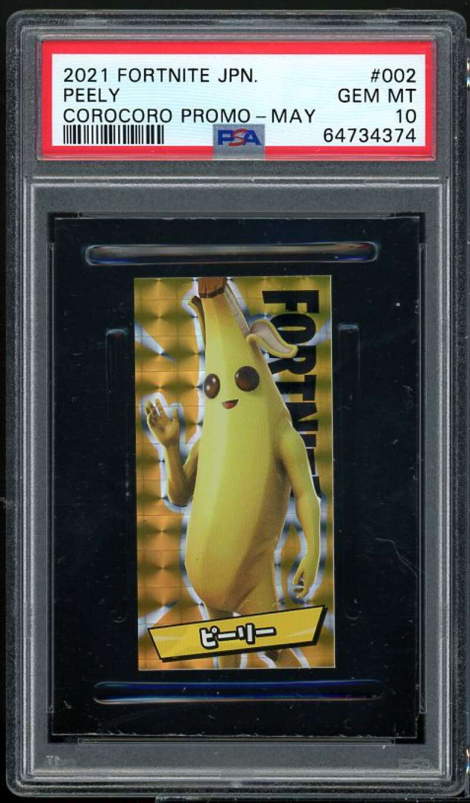 Peely 2021 Fortnite Japan Corocoro Promo May #002 PSA 10 - Walmart.com