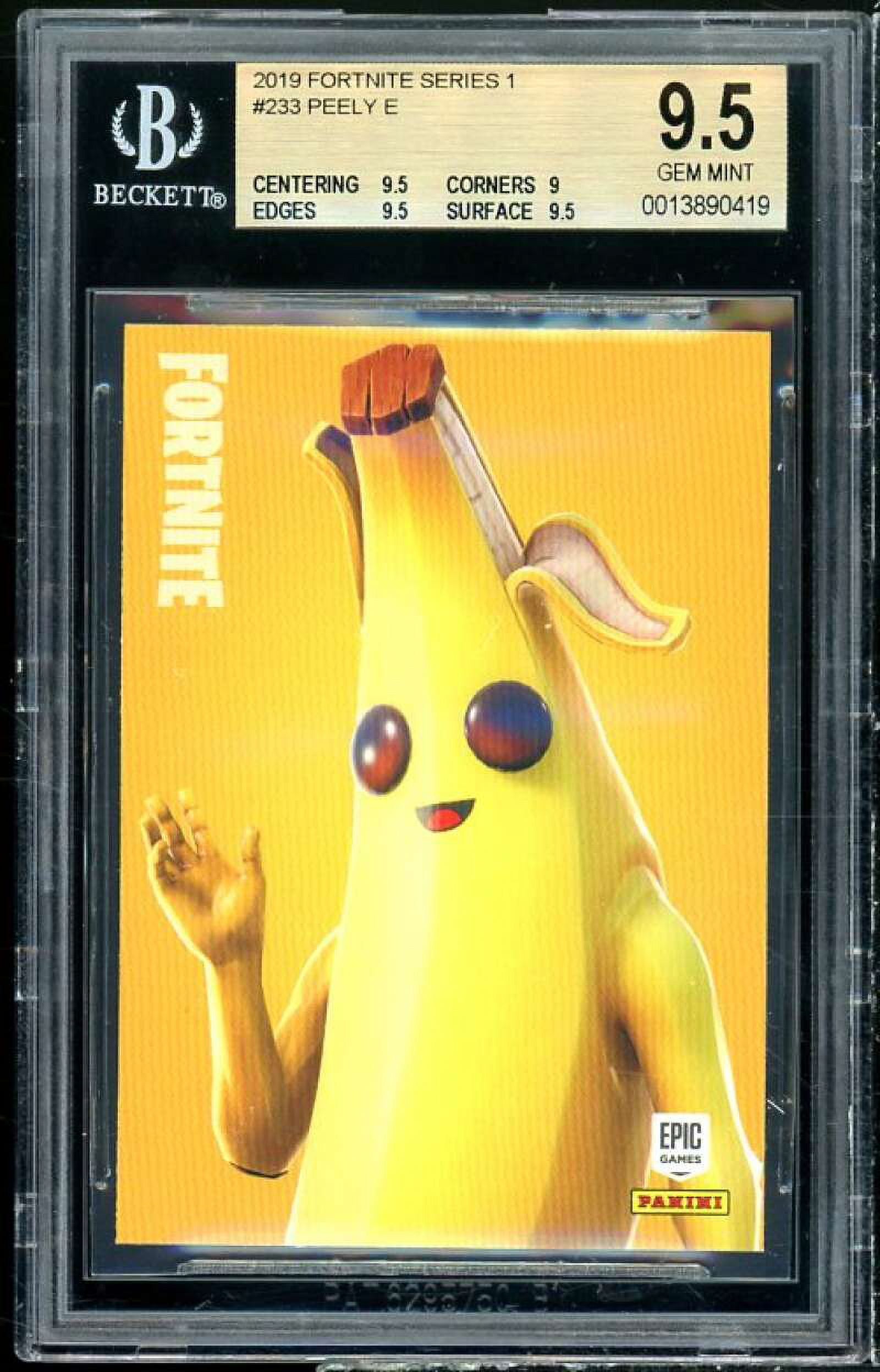 Peely Card 2019 Fortnite Series 1 USA #233 BGS 9.5 - Walmart.com