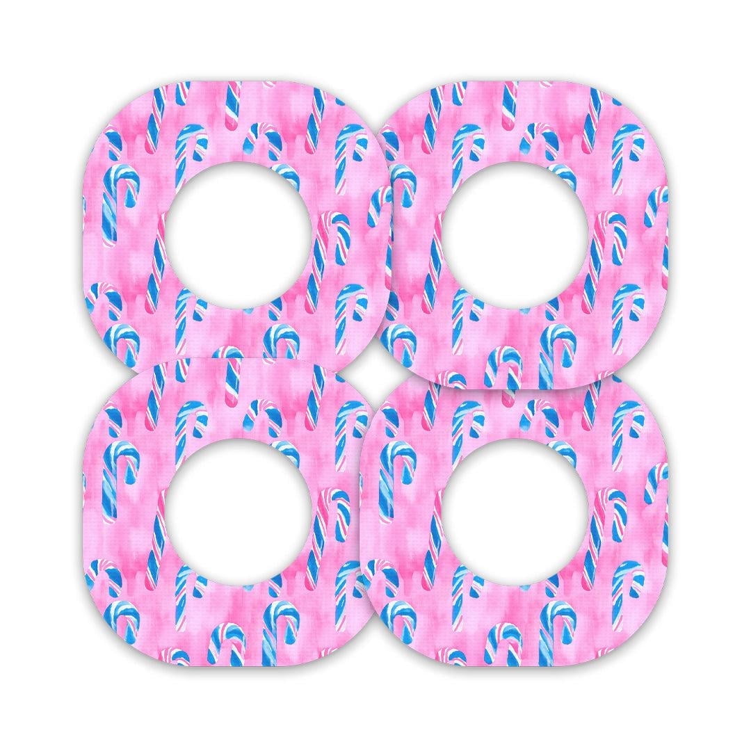 Peelz Candy Canes Patch Tape Designed for the DEXCOM G7 and Stelo ...