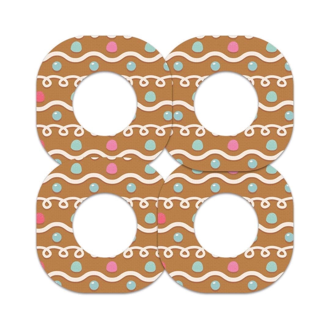 Peelz Gingerbread Patch Tape Designed for The DEXCOM G7 and Stelo ...