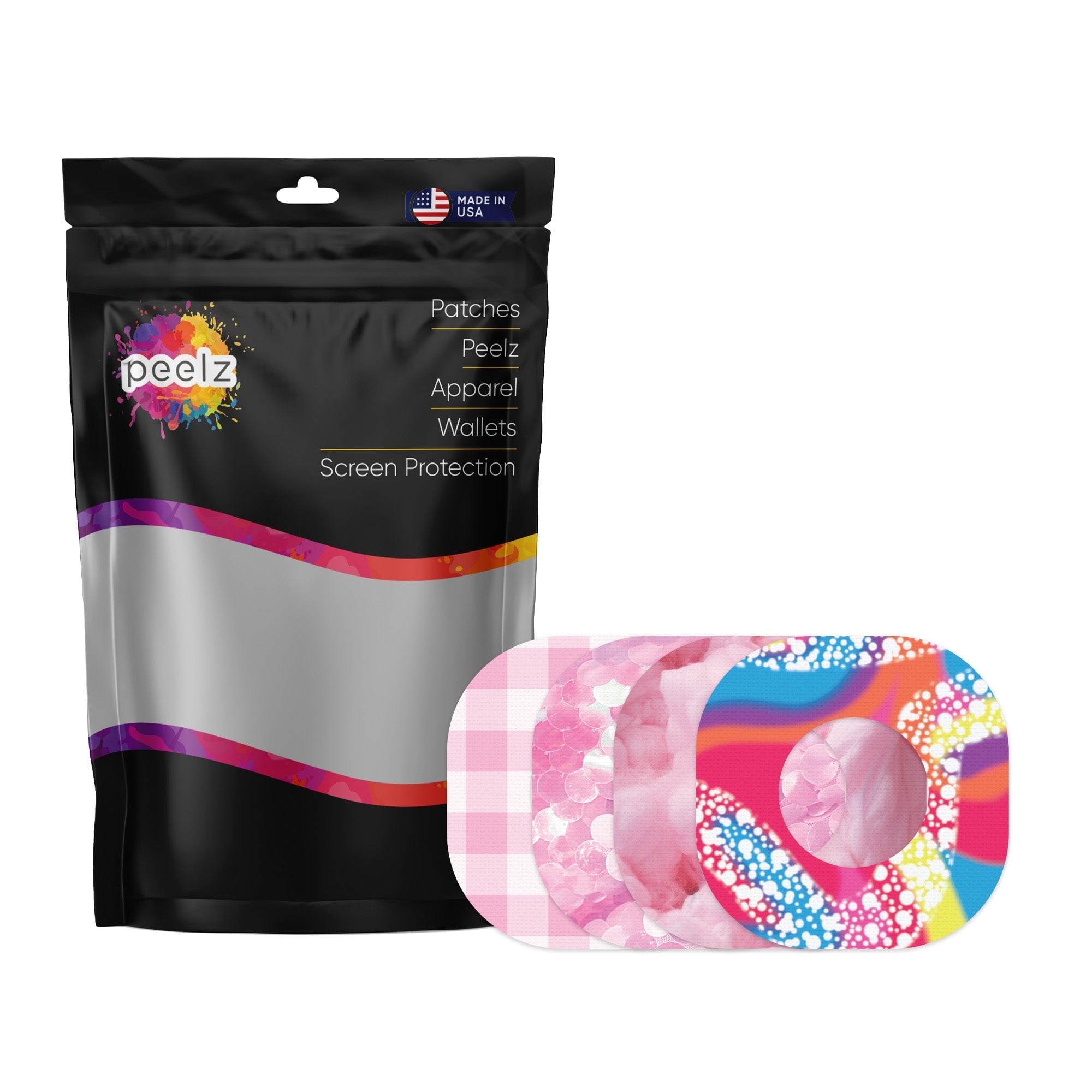 Peelz Pink Dream Variety Patch Tape Designed for the DEXCOM G7 and ...