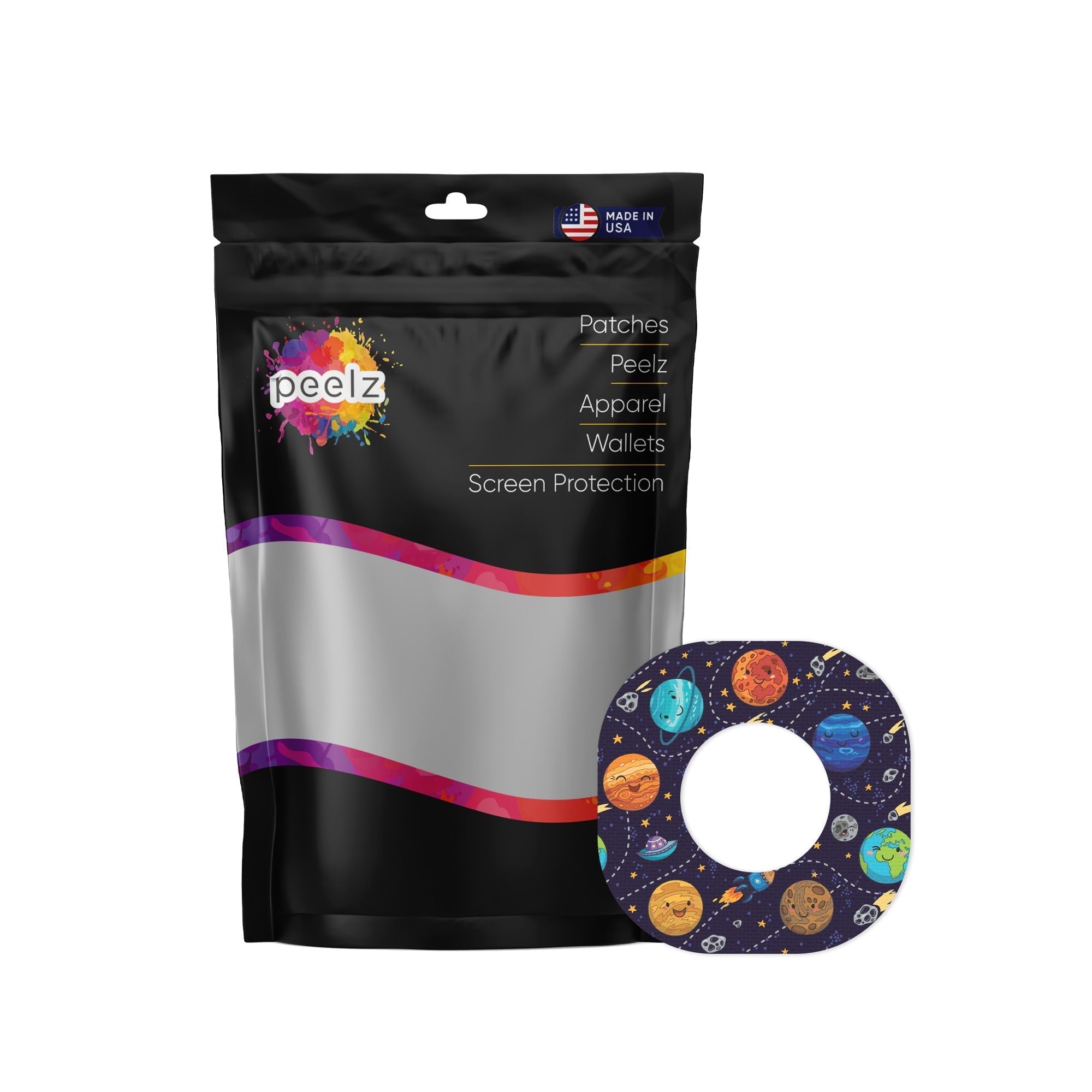 Peelz Planetary Patch Tape Designed for The DEXCOM G7 and Stelo, Secure ...