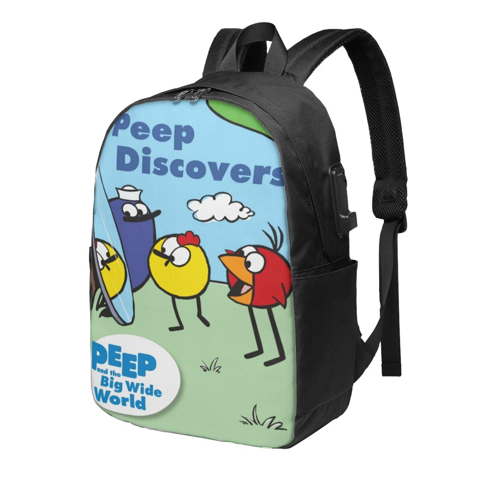 Peep And The Big Wide World Backpack Fashion Travel Backpack Laptop ...