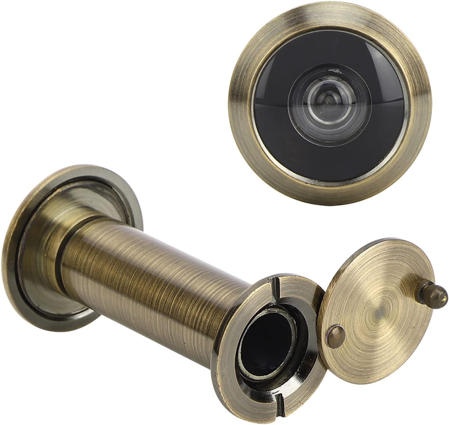 Peep Holes for Door, 200 Degree Zinc Alloy Door Viewer Peephole, Wide ...