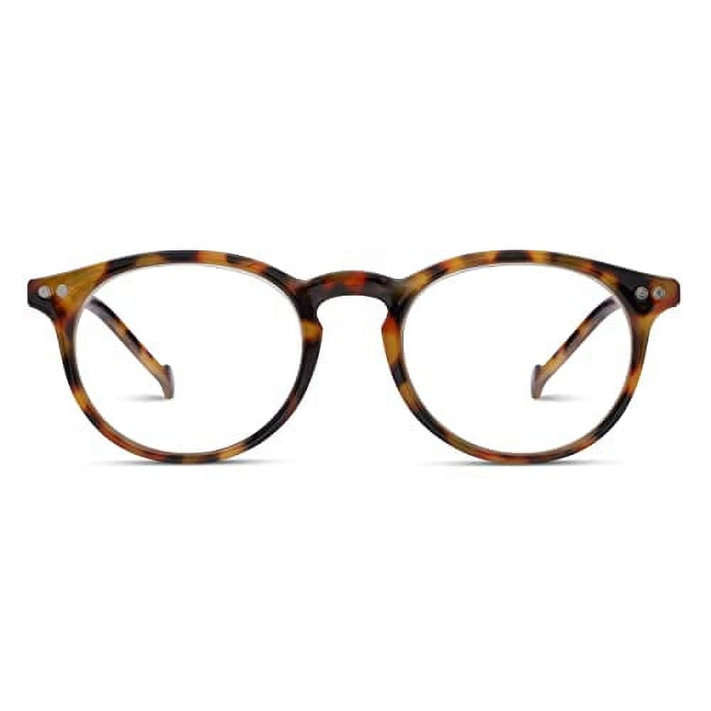 Peepers by PeeperSpecs Brain Trust Round Reading Glasses, Tortoise, 47 ...