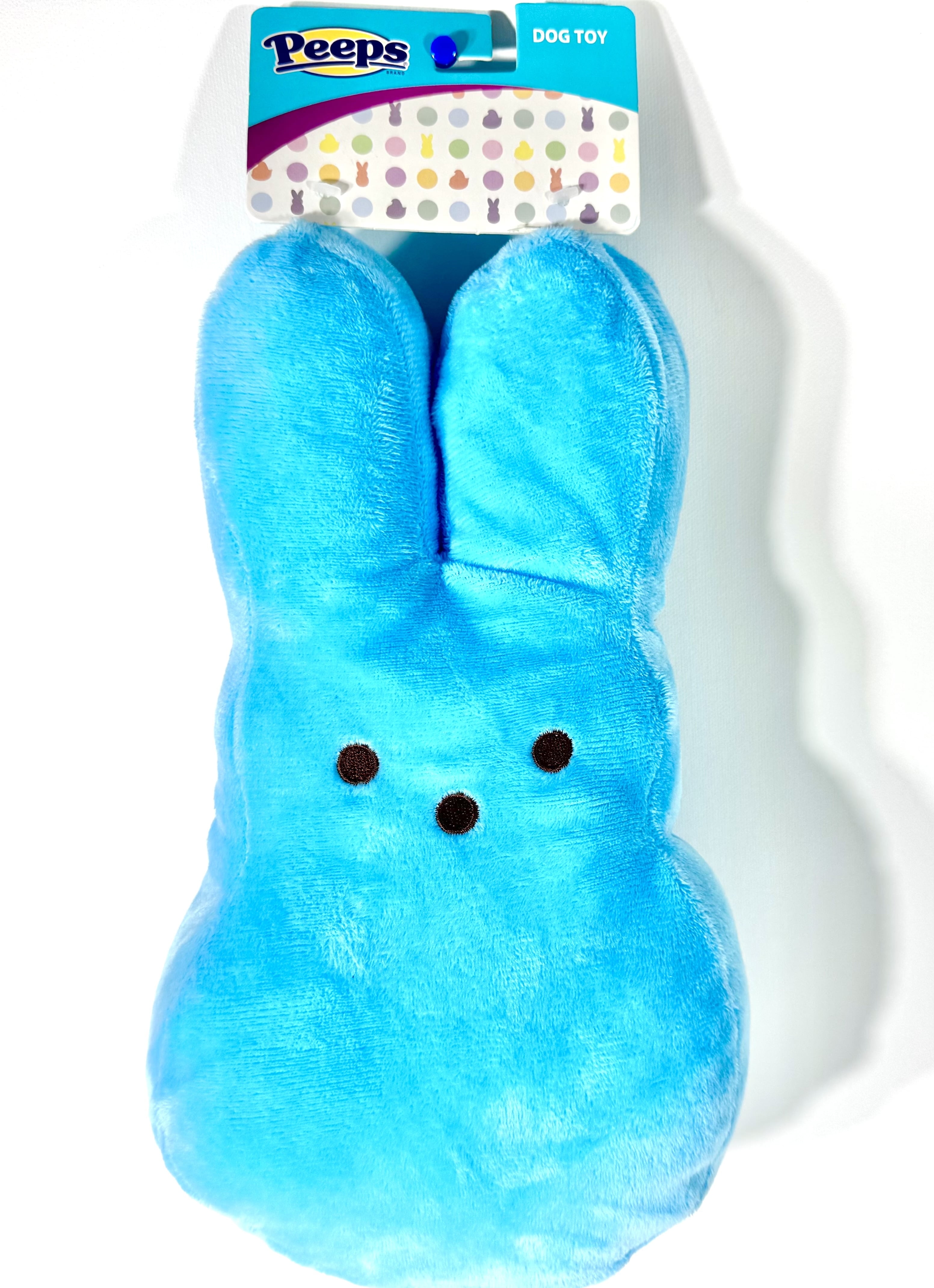 Peeps 12'' Plain Bunny Dog Toy- Assorted colors - Walmart.com