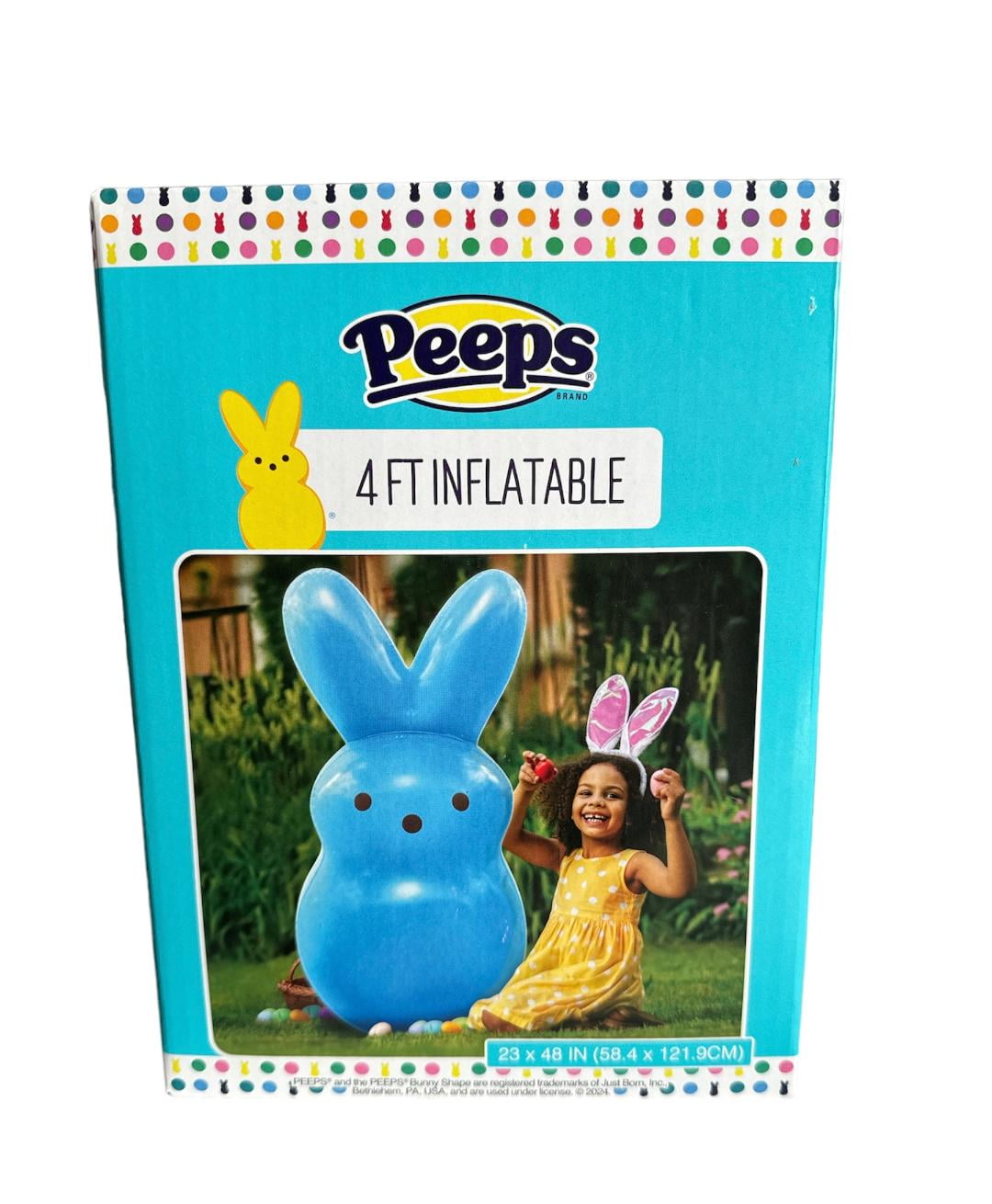 Peeps 4 Foot Inflatable Bunny Blue - Walmart.com