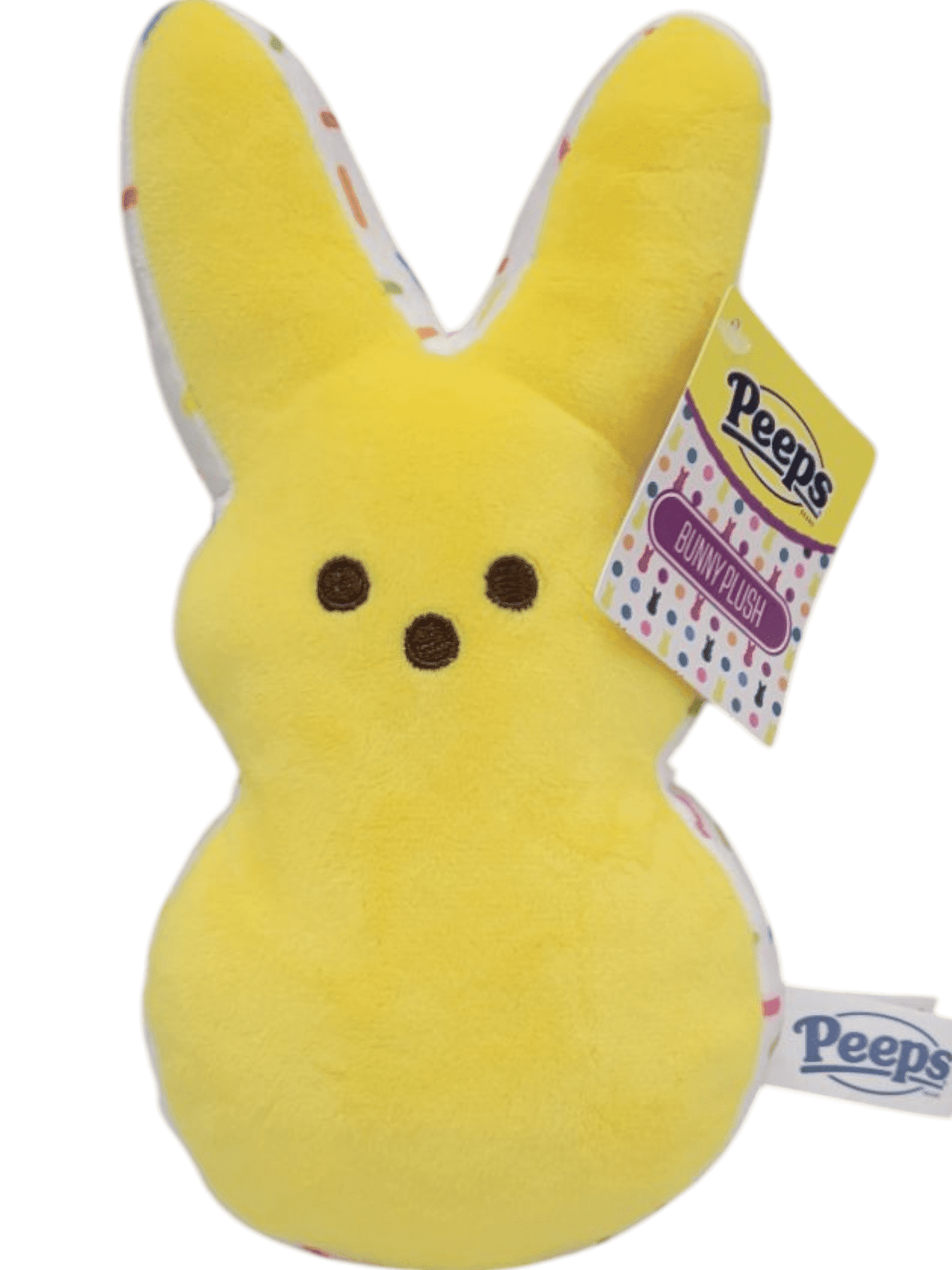 Peeps 8" Plush Bunny with Confetti Sides Yellow - Walmart.com