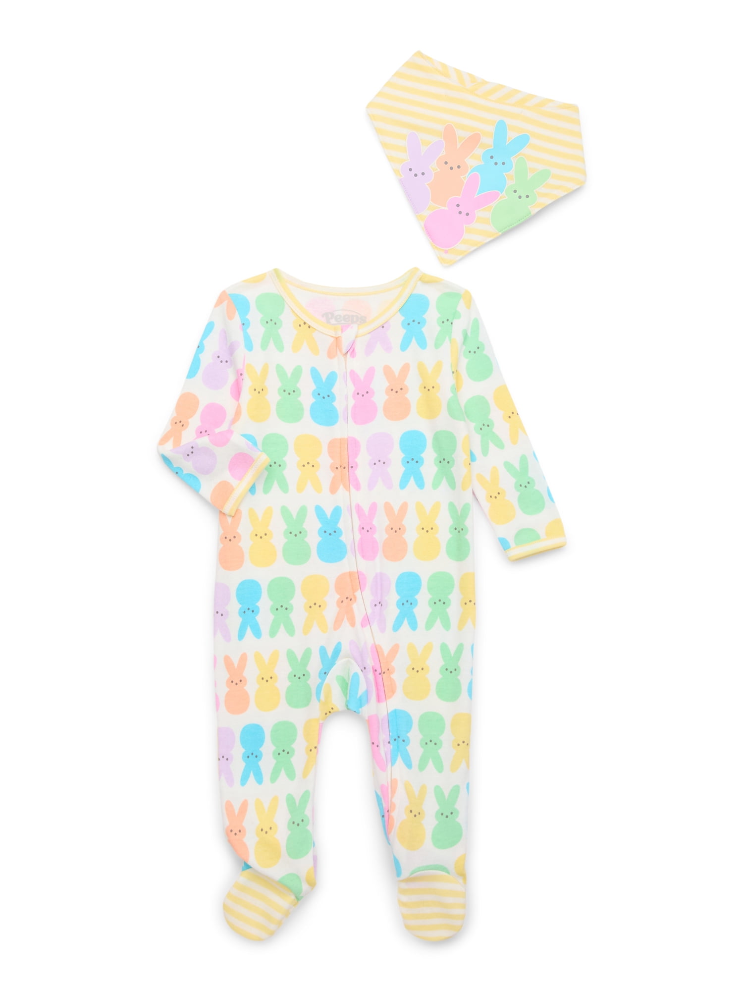 Peeps Baby Easter Layette Gift Set, 2-Piece, Sizes Newborn-6/9 Months ...