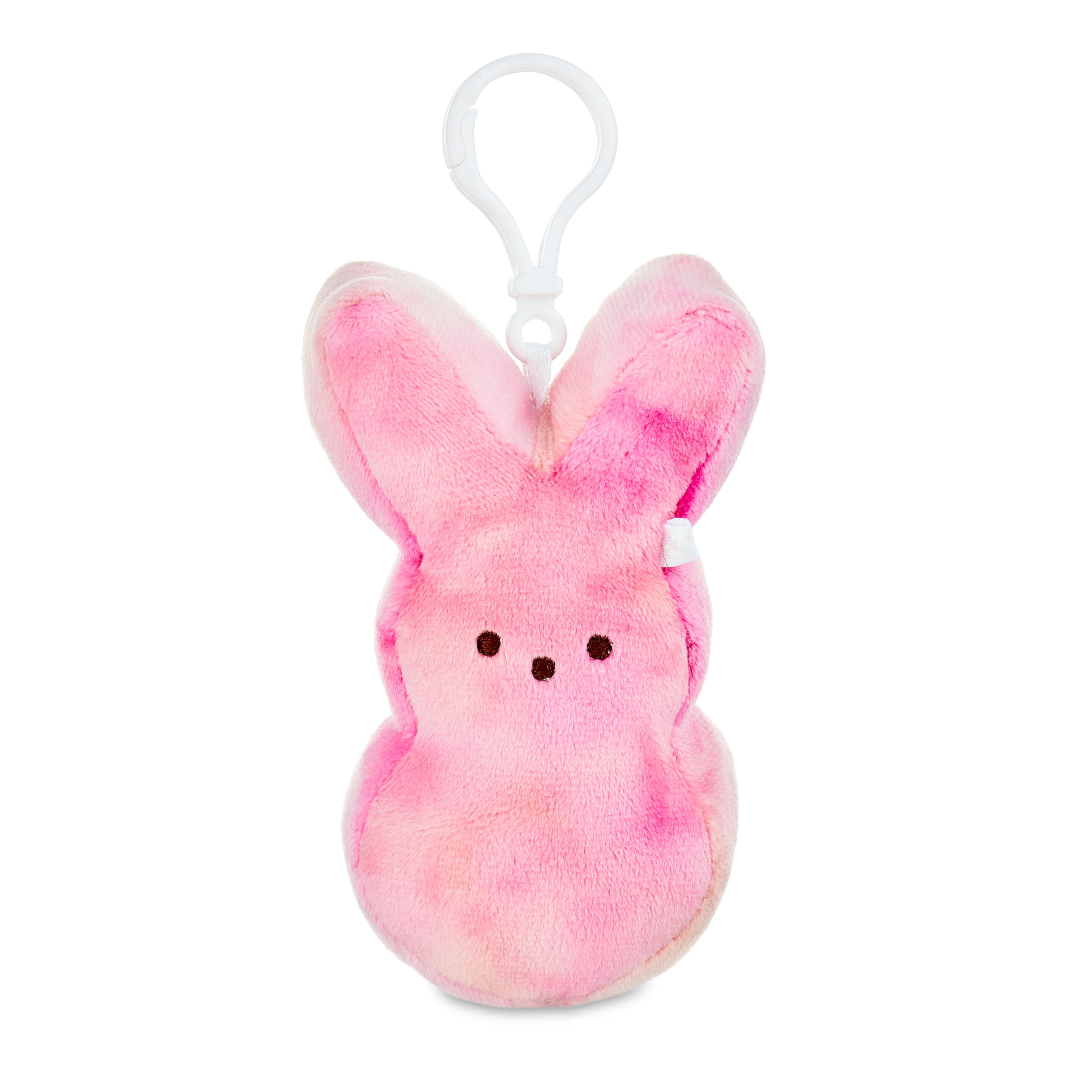 Peeps Fluffy Bunny Plush Keychain Pink - 4"h, New with Tag, Pet and ...