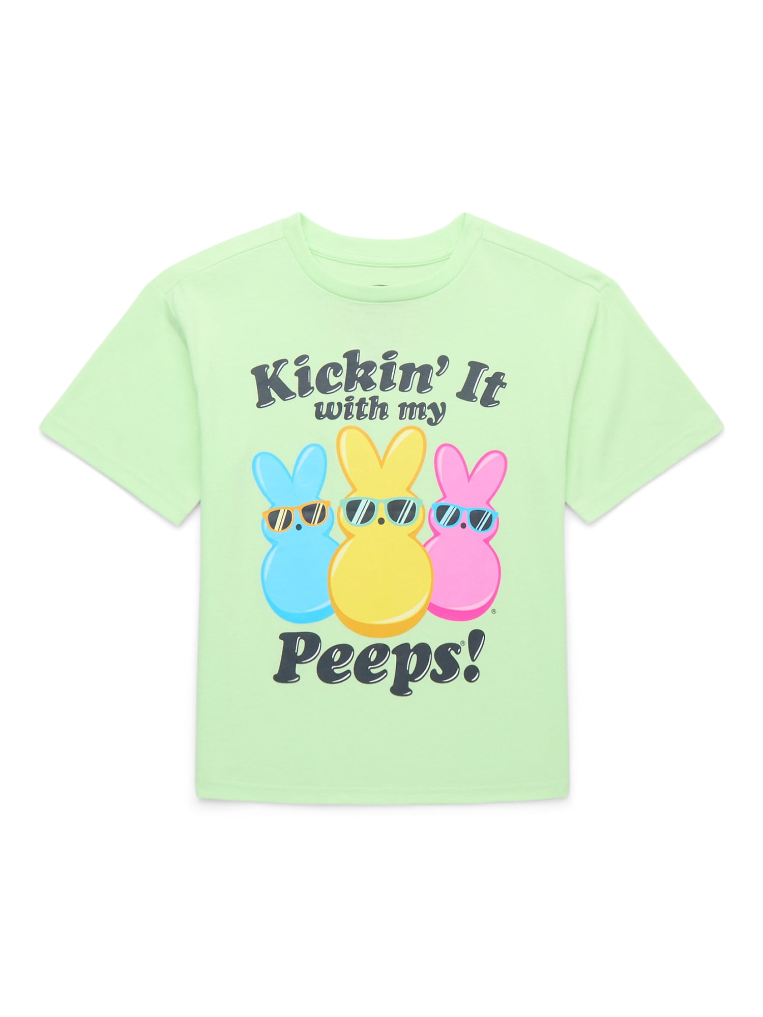 Peeps Boys Kickin' It Tee with Short Sleeves, Sizes 4-18 - Walmart.com