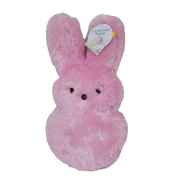 Peeps Bunny Plush Stuffed Animal Toy Easter Decoration (15 Inch, Pink ...