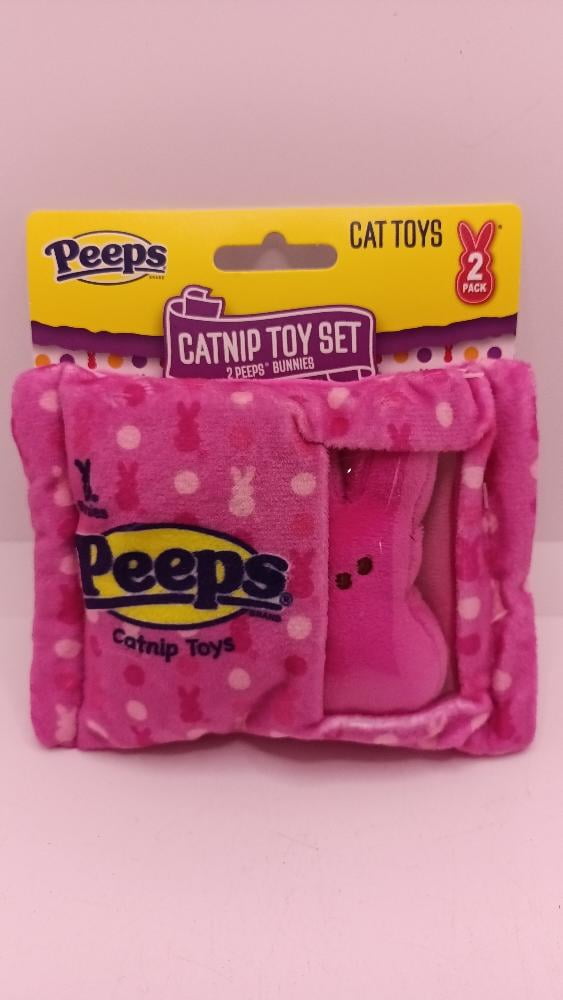 Peeps Cat Catnip Toy Set 2 Pack Peeps Bunnies - Walmart.com