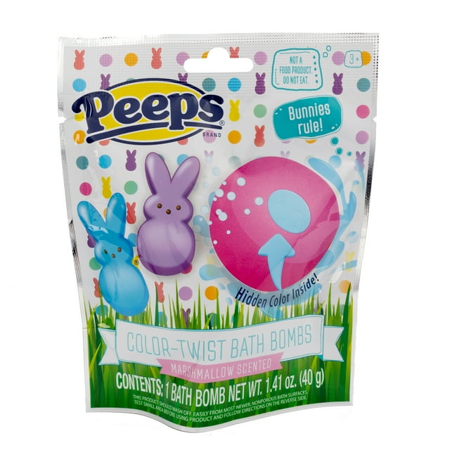 Peeps Color Twist Bath Bomb, Marshmallow Scented, 40g - Walmart.com