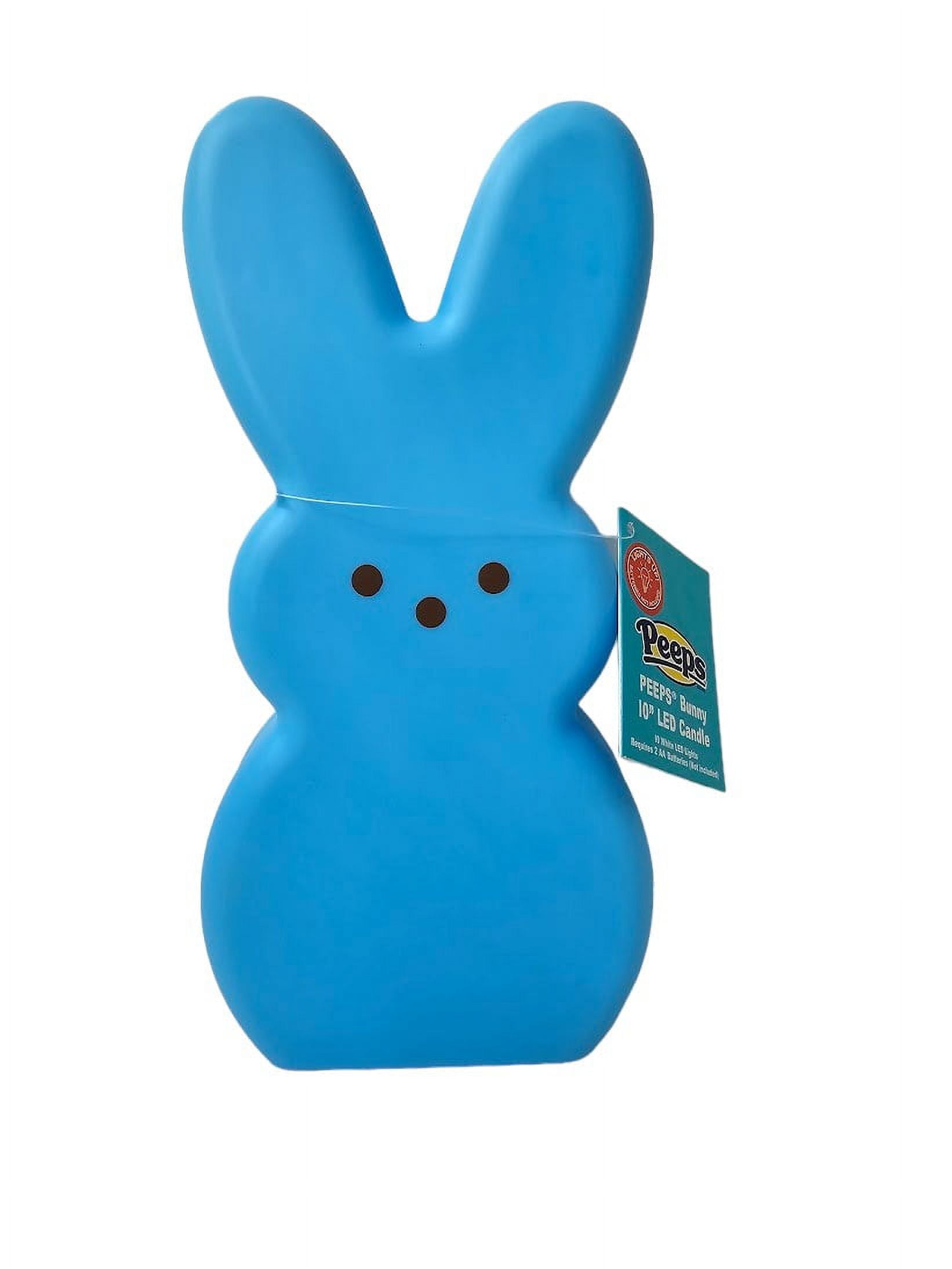 Peeps Decorative LED Lighted Easter Blow Mold Bunny Figures, 10-in ...
