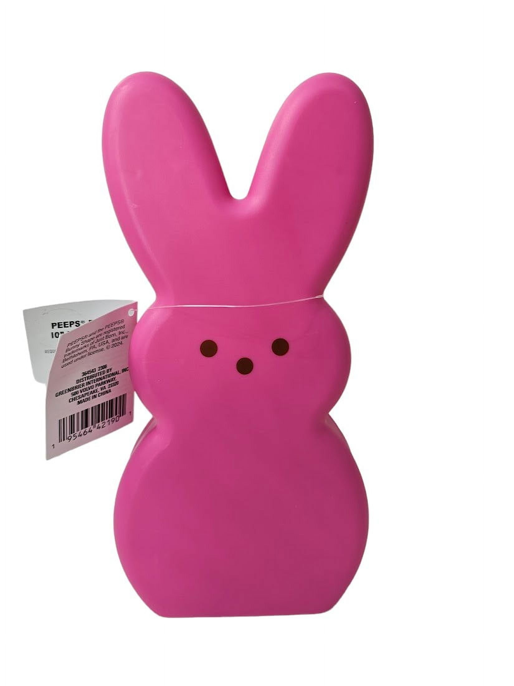 Peeps LED Lighted Easter Bunny Figures, 10-in Pink - Outdoor Lawn Home ...