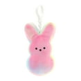 Peeps Easter Rainbow Pink Bunny 4" Plush Backpack Clip Keychain, New ...