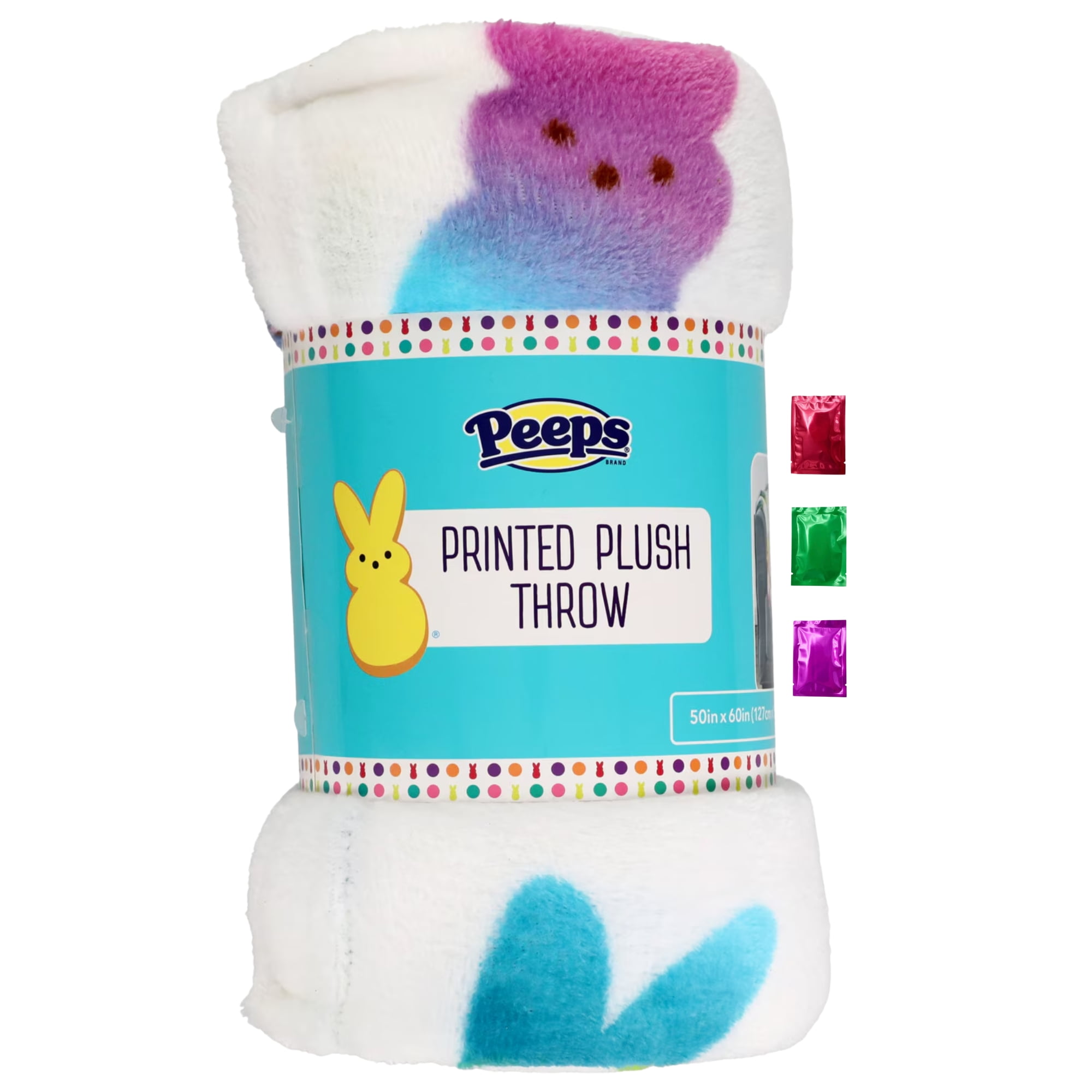 Peeps Easter Plush Throw Blanket 1 Pack, 50x60 Inch Soft and Warm ...
